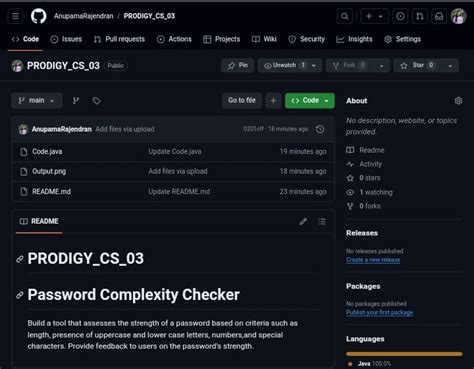 Anupama Rajendran On Linkedin Prodigyinfotech Internship Prodigyinfotech Java Cybersecurity