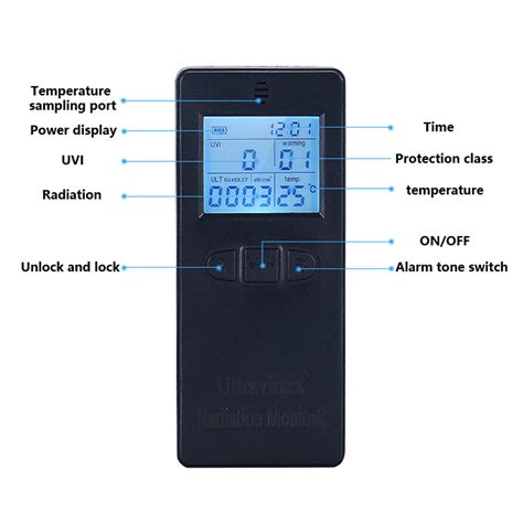 Portable Digital Uv Ultraviolet Radiation Detector Vicedeal