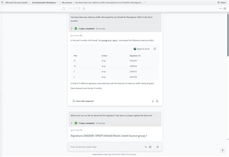 microsoft security copilot 中的 azure 防火墙集成 microsoft learn