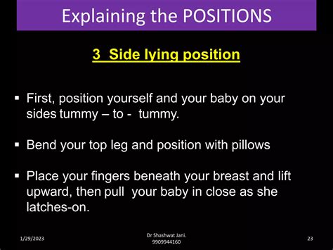 Standard Techniques Of Breast Feeding By Dr Shashwat Janipptx