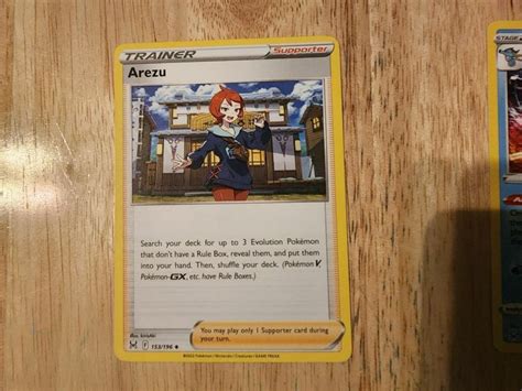 Free Pokemon Trainer Arezu Trading Card Games Auctions