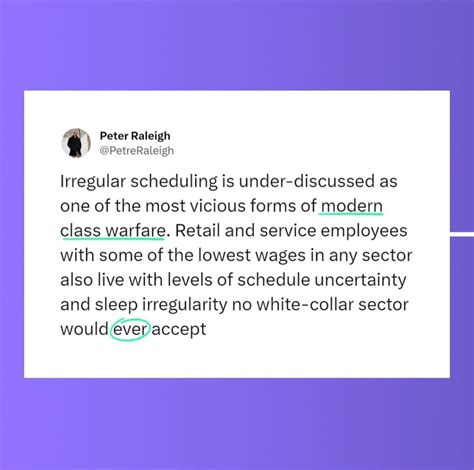 Has Irregular Scheduling Affected You Rantiwork