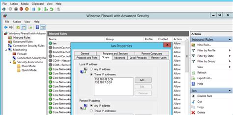 Firewall Settings For Windows 7 On Seporate Subnet Spiceworks Support Spiceworks Community