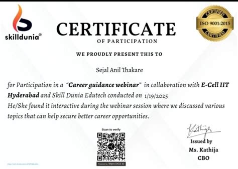 Sejal Thakare On Linkedin Im Exited To Share That I Complete One Day Session On Carrier