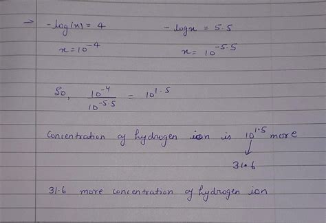 [solved] Applications Of Exponents And Logarithms Ph Scale 2 Points In Course Hero