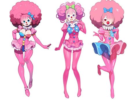 Rezero Clown Girls By Rosythedroid On Deviantart