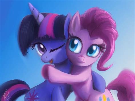 Twilight Sparkle And Pinkie Pie By Raikoh Illust On Deviantart