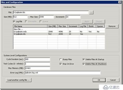 Sqliosim 模拟sqlserver的行为来测试io性能 移动开发 亿速云
