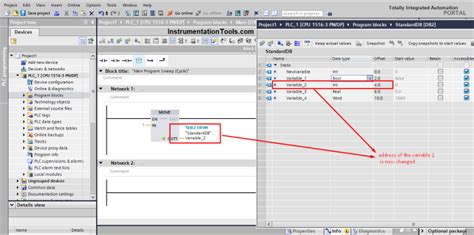 Tia Portal Optimized And Standard Data Block Access