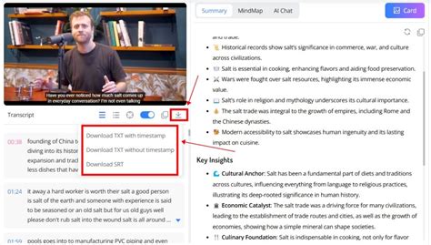 how to search youtube transcripts by 3 steps