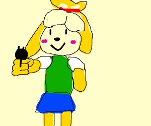 Isabelle Gun Blank Template Imgflip
