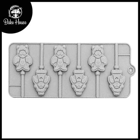 Angel And Demon Silicone Lollipop Mold 6 Cavity Bakehouse Pk