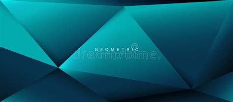 Modern Abstract Blue Polygon Background Design 3d Triangular Texture