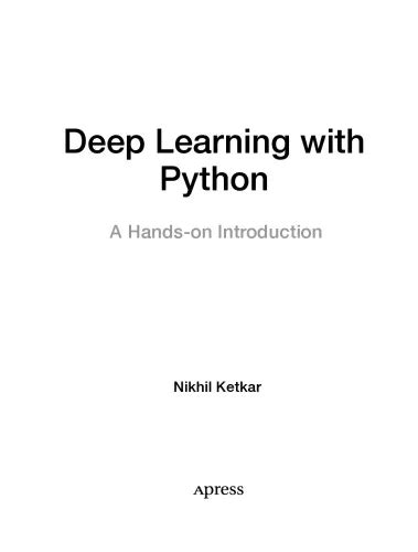 خرید کتاب Deep Learning With Python A Hands On Introduction دانلود کتاب