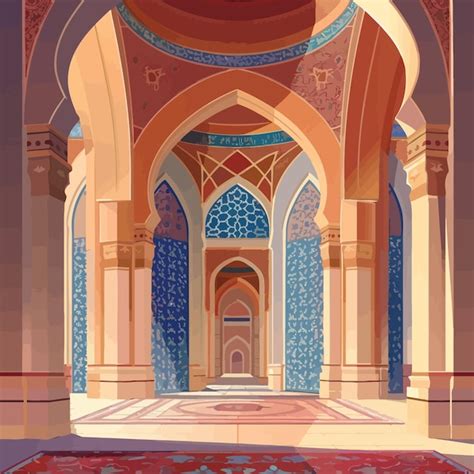 Premium Vector Islamicvectordesignmosqueinterior