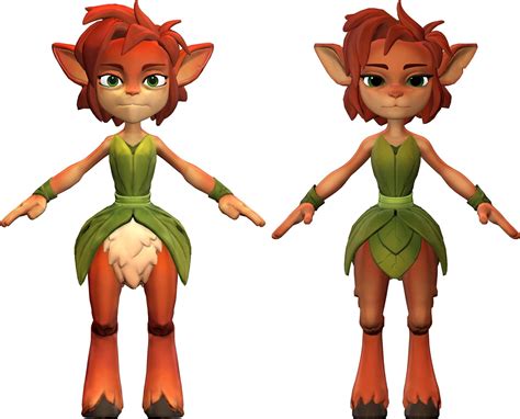 A Direct Comparison Between The Reignited Left And Ctrumble Elora Models Right Rspyro
