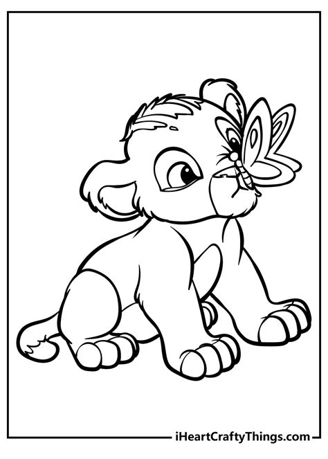 Lion King Coloring Pages 34 Free Pdf Printables