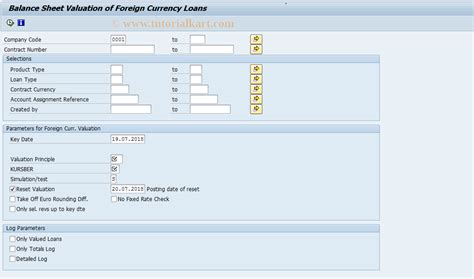 FNSA SAP Tcode Foreign Currency Valuation