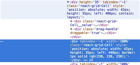 React Data Grid Does Not Always Show Values On The Last Few Columns Stack Overflow