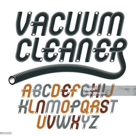 벡터 자본 현대 알파벳 문자 Abc 세트 트렌디한 기울임꼴 둥근 글꼴 A에서 Z까지의 스크립트를 아트 포스터 제작에 사용할 수 있습니다 3d 실린더 튜브 디자인으로