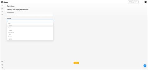 Create Function Quapp Documentation