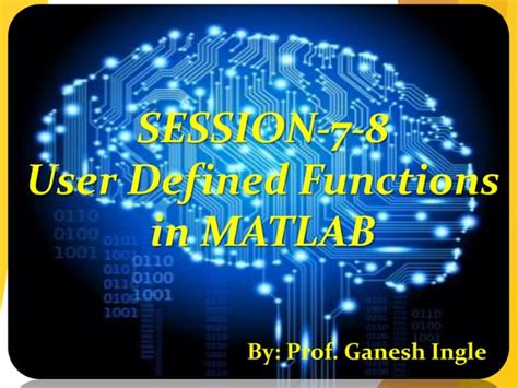 User Defined Functions In Matlab Pdf
