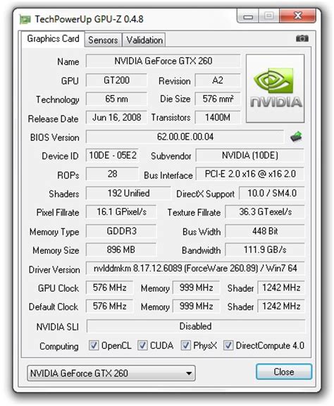 TechPowerUp GPU Z 0 4 8 Released TechPowerUp