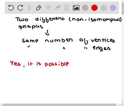 solved problem is it possible for two different non isomorphic