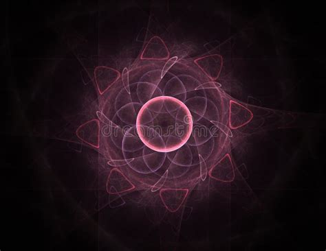 Abstract Fractal Patterns And Shapes Fractal Texture For Prints Stock Illustration