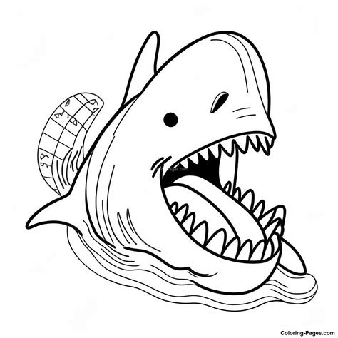 Jaws Coloring Page Coloring
