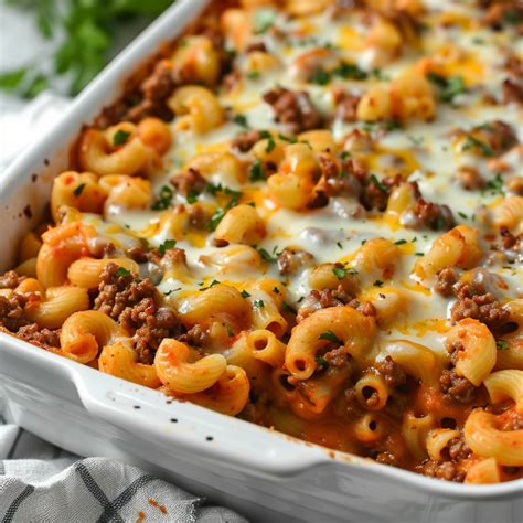 Cheesy Baked Goulash Krystels Cooking