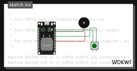 Esp32piezobuzzer Wokwi Esp32 Stm32 Arduino Simulator