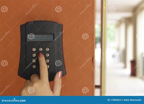 Security System Keypad Stock Photo Image Of Burglar