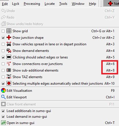 Wrong Shortcuts In The Edit Menu Issue 10940 Eclipse Sumo Sumo GitHub