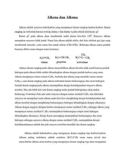 Alkena Dan Alkuna Pdf