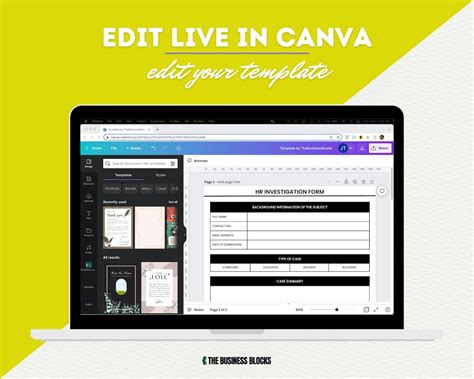 Hr Investigation Form Template Code Of Conduct Digital Download Etsy