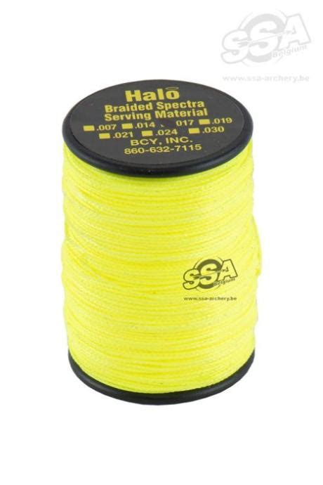 Bcy Serving Material Braided Halo Dia 014 1lbs Flo Yellow