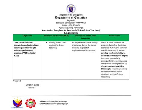 Individual Performance Commitment Review Form Developmental Plan Docx
