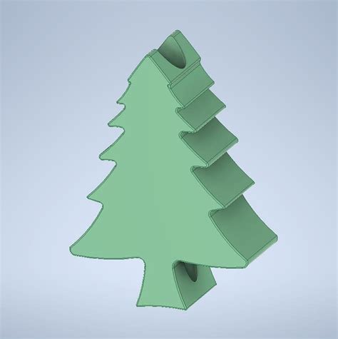 Evergreen Tree Straw Topper STL File For D Printing Etsy