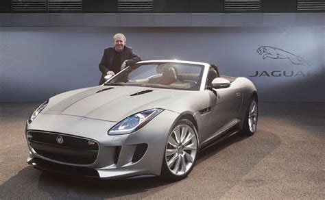 Jaguar Director Of Design Ian Callum With The F Type Car Body Design