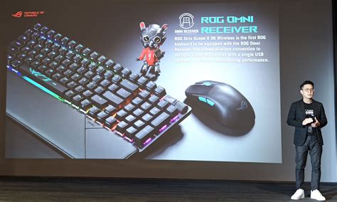 【computex】rog 全新電競週邊產品發佈 Rog Omni Receiver 技術、單接收器多裝置連接 電腦領域 Hkepc