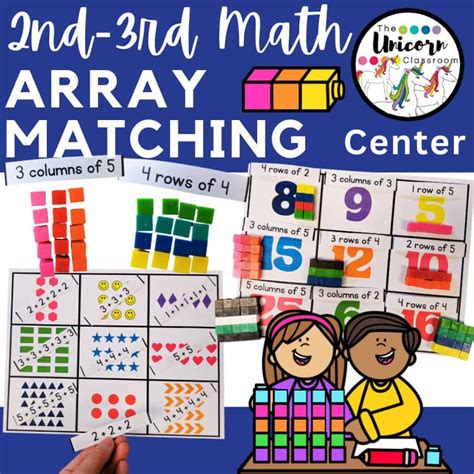 2nd Grade Array Bundle By The Unicorn Classroom Tpt