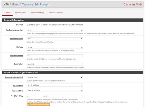 IPSec Dynamic Route Based S S VPN Tunnel Between Two PfSense Appliances Matrixpost Net