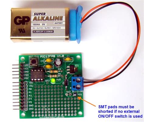 Mini Project Board For Pic12f Series Microcontrollers Embedded Lab