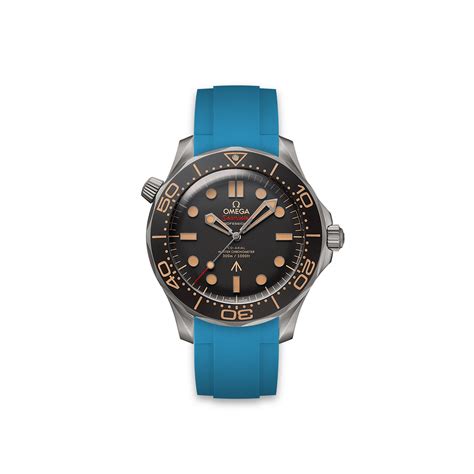 Rubber Strap For Omega® Seamaster Diver 300m Co Axial 42mm