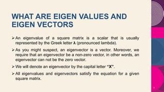 Application Of Eigenvalues And Eigenvectors Understanding Concepts Practical Examples And