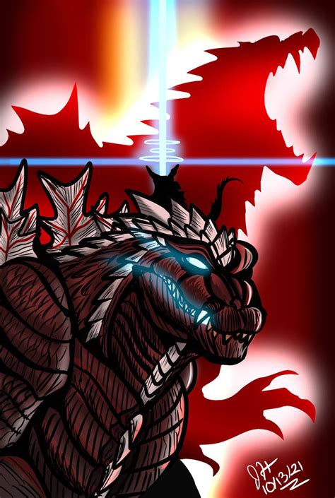 Titanotober Day 14 Godzilla Ultima By Jaydrawstick On Deviantart