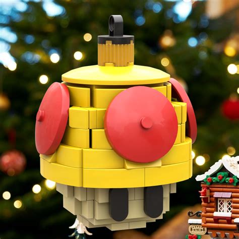 Lego Moc Mega Mushroom Ornament By Tacotaco64™️ Rebrickable Build