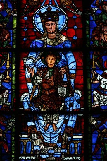 The Blue Madonna Window Chartres Cathedral Stained Glass Church