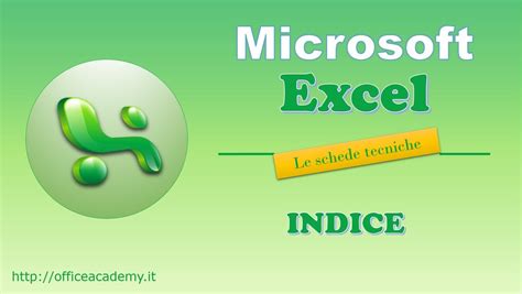 Come Usare La Funzione Indice Di Excel
